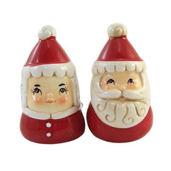 johanna parker | Dining | New Johanna Parker Santa And Mrs Claus Salt ...